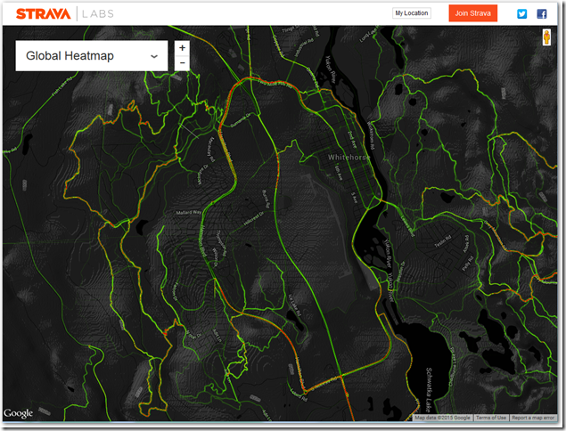 Where people ride « Yukon GIS