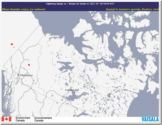 Lightning Maps for YT? « Yukon GIS